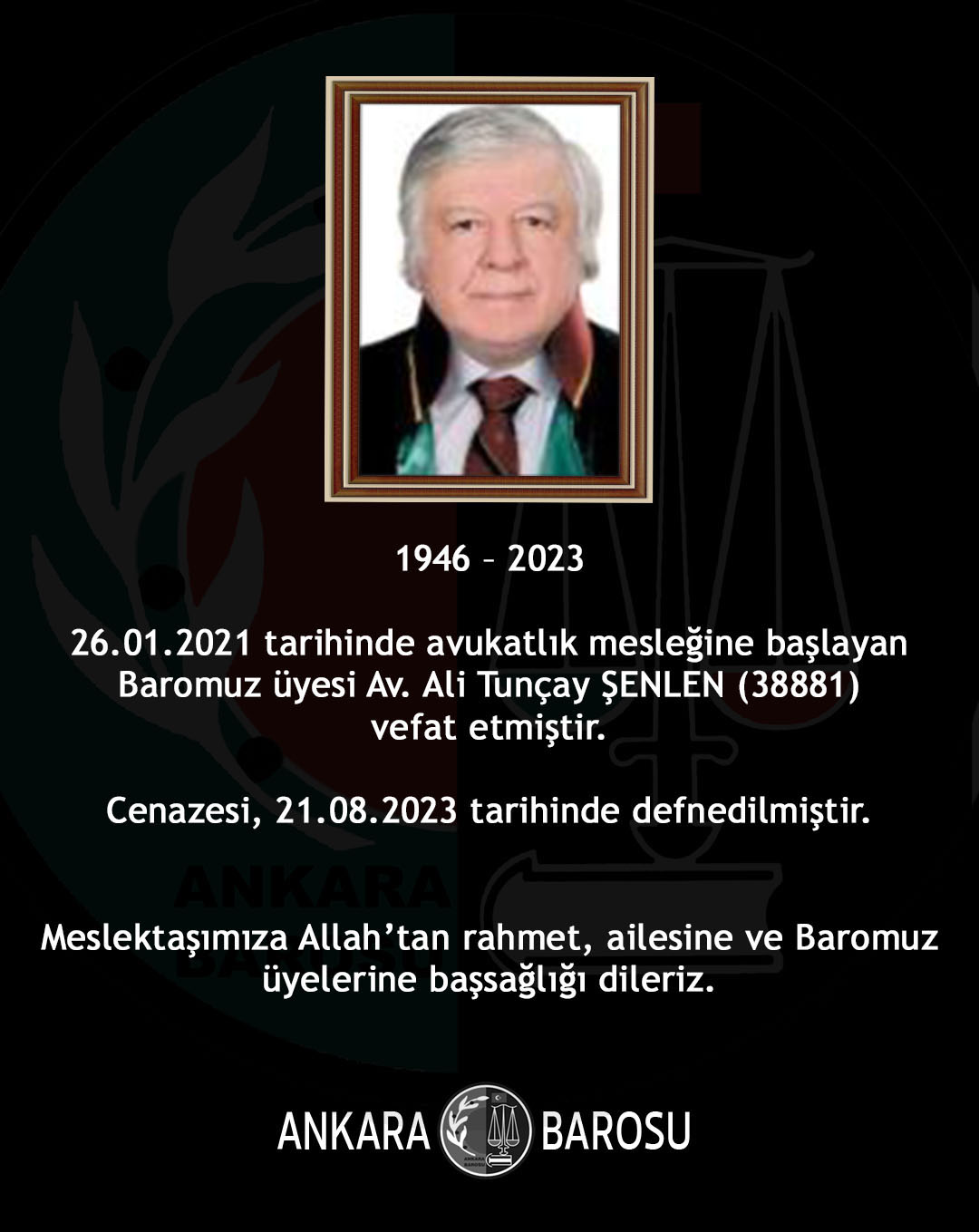 Ankara Barosu Web Sayfası