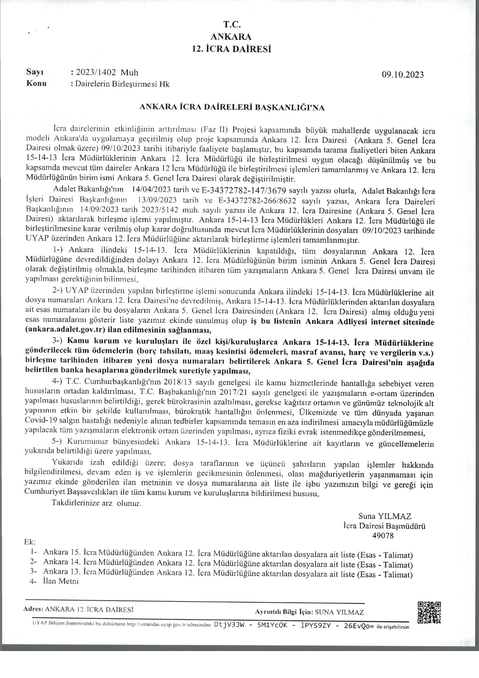 Ankara Barosu Web Sayfası